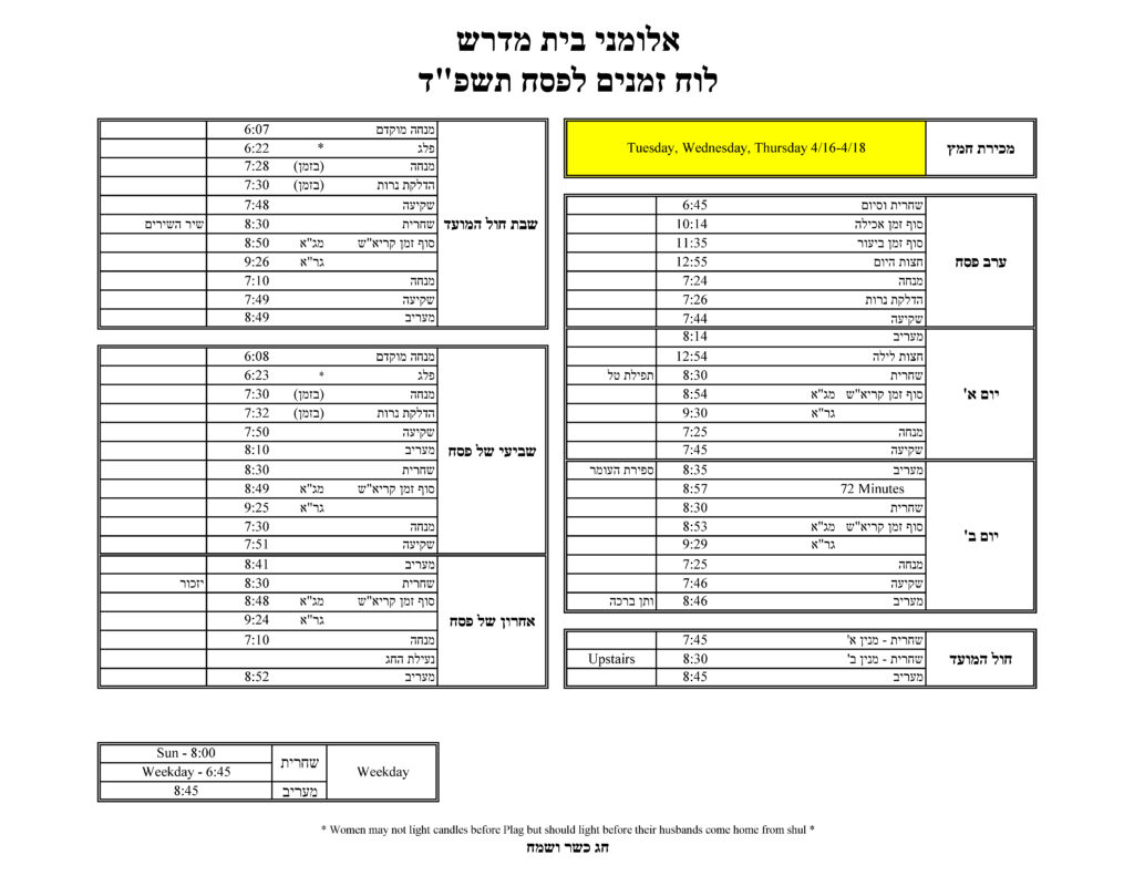 Zmanim